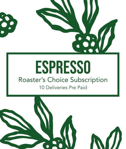 Roaster's Choice Espresso Subscription | Excelso Coffee NZ